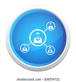 Employee Network Icon Stock Vector (Royalty Free) 505074721 | Shutterstock