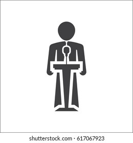 Employee On White Background Stock Vector (Royalty Free) 617067923 ...