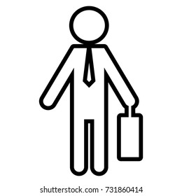 Employee Outline Icon Stock Vector (Royalty Free) 731860414 | Shutterstock