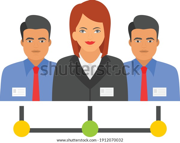 Employee Performance Rating Concept Hrm Symbol Stock Vector (Royalty ...