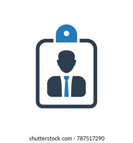 Employee Profile Icon Stock Vector (Royalty Free) 787517290 | Shutterstock
