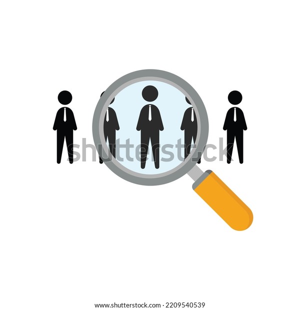 Employee Recruitment Icon Vector Graphics Stock Vector (Royalty Free ...