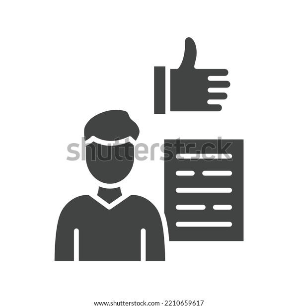 Employee Review Icon Vector Image Can Stock Vector (Royalty Free ...