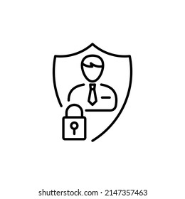 21,325 Employee security icon Images, Stock Photos & Vectors | Shutterstock