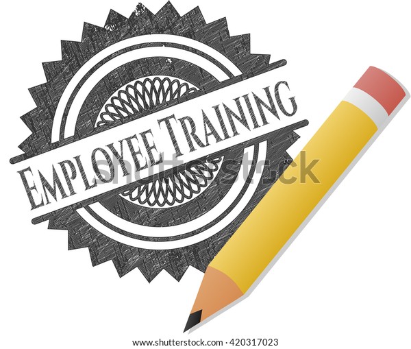 Employee Training Pencil Draw Stock Vector (Royalty Free) 420317023 ...