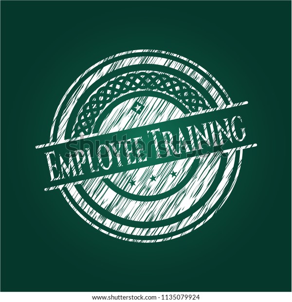 Employee Training Written Chalkboard Texture Stock Vector (Royalty Free ...