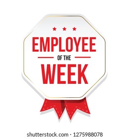 Employee Week Badge Stock Vector (Royalty Free) 1275988078 | Shutterstock
