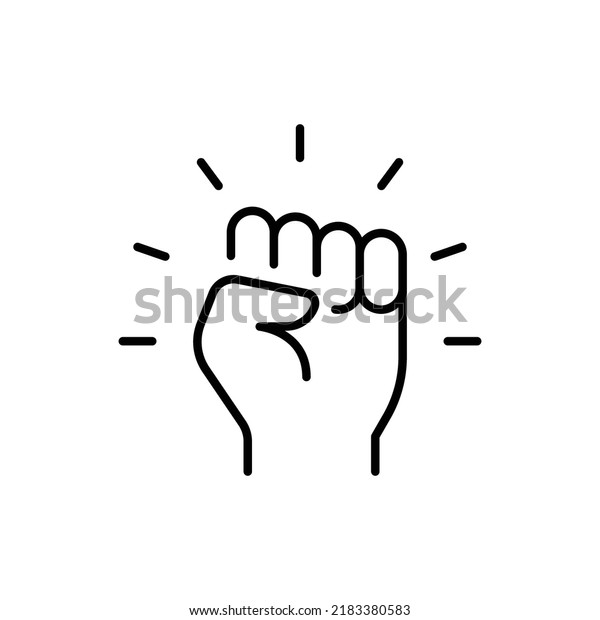 Empowerment Icon Simple Outline Style Hand Stock Vector (Royalty Free ...