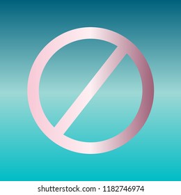 Restricted Icon Vector Design Website Stock Vector (Royalty Free) 459964333