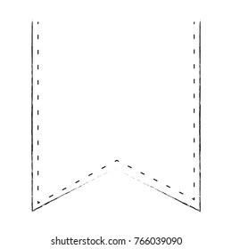 Empty Banner Isolated On White Background Stock Vector (Royalty Free ...