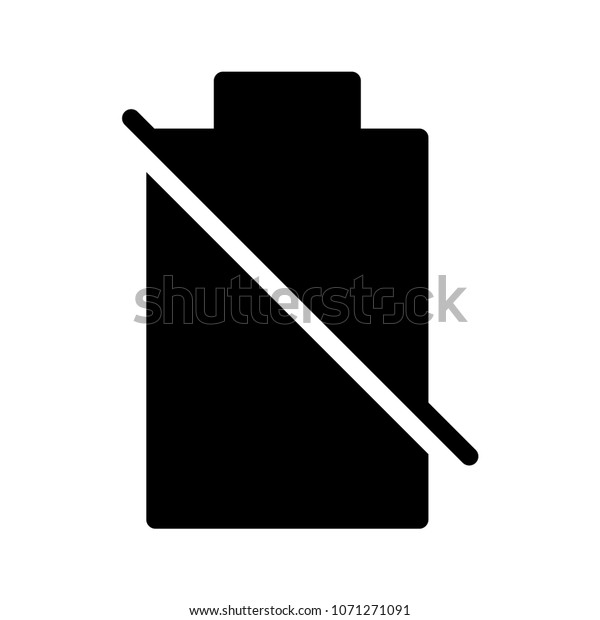Empty Battery Energy Stock Vector (Royalty Free) 1071271091 | Shutterstock
