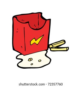 Empty Box Fries Cartoon Stock Vector (Royalty Free) 72357760 | Shutterstock