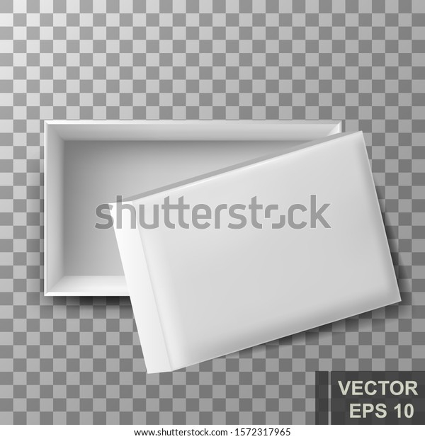 Empty Cardboard Box Packaging Sending Parcel Stock Vector (Royalty Free ...
