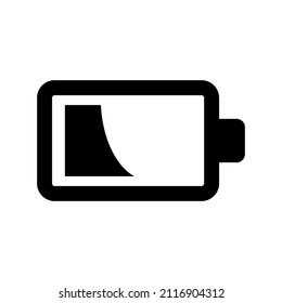 Empty Charge Iconbattery Vector Illustration Stock Vector (Royalty Free ...