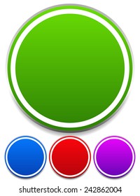 Empty Circles Your Icons Symbols Pictograms: vetor stock (livre de ...