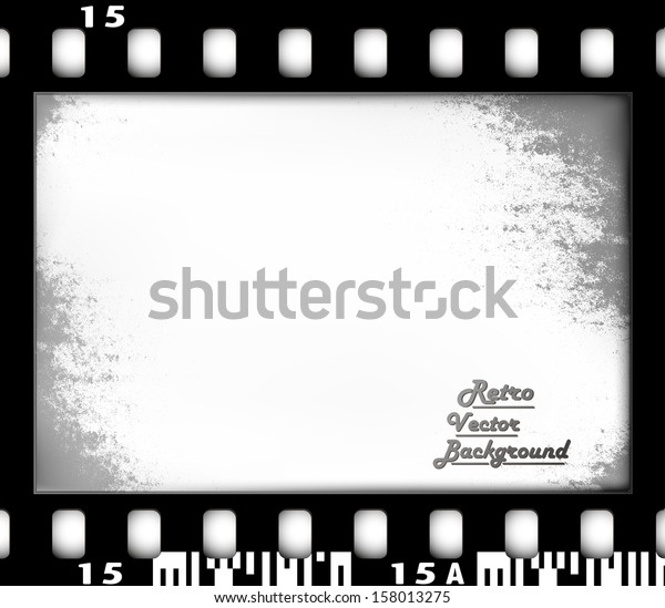 Empty Film Frame Old Fashioned Stock Vector (Royalty Free) 158013275 ...