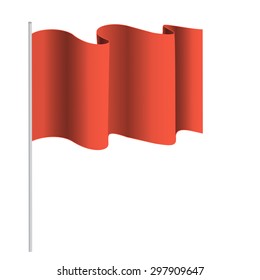 Empty Flag Blank White Flag White Stock Vector (Royalty Free) 297909647 ...