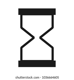 Empty Hourglass Icon Vector Stock Vector (Royalty Free) 1036664605 ...