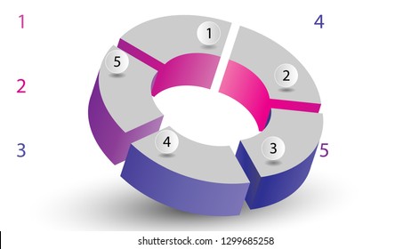 Empty Infographic Vector Template Infographic Vector Stock Vector ...