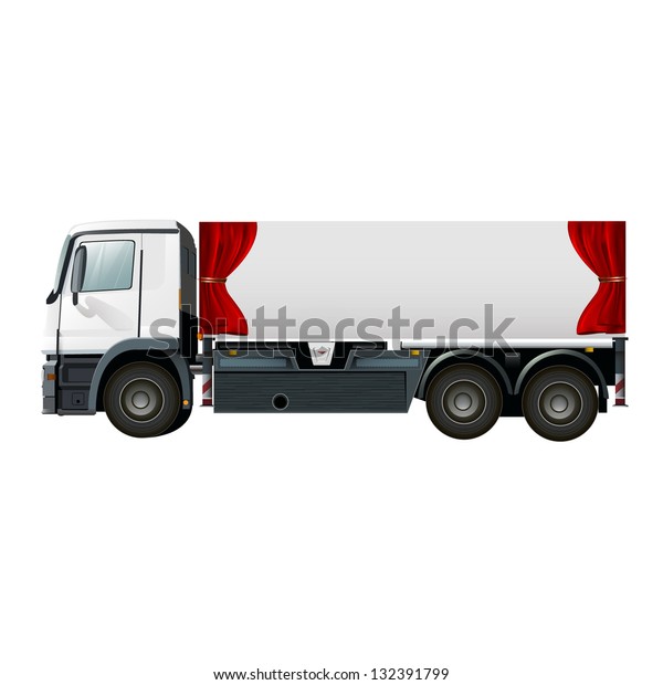 Empty Lorry Truck Place Your Name: เวกเตอร์สต็อก (ปลอดค่าลิขสิทธิ์ ...