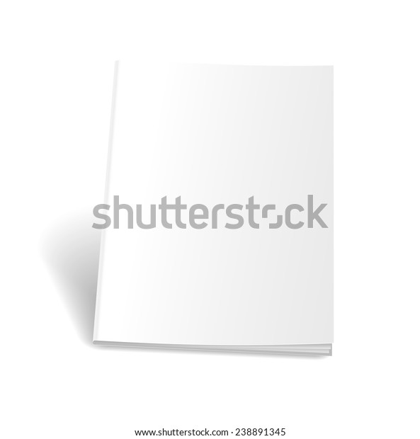 Empty Magazine On White Background Perfect Stock Vector (Royalty Free ...