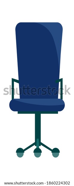 Empty Office Swivel Chair Cartoon Vector: เวกเตอร์สต็อก (ปลอดค่า ...