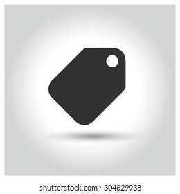 Empty Price Tag Icon Circle Concept Stock Vector (Royalty Free ...
