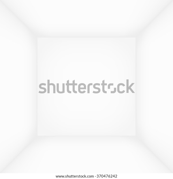 Empty Room Template Walls Perspective Vector Stock Vector (Royalty Free ...