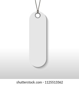 Empty Tag Design Commercial Producing Vectorillustration Stock Vector ...