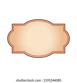 Empty Vintage Labels Retro Craft Labels Stock Vector (Royalty Free ...