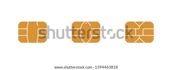 Emv Chip Icon Bank Plastic Credit: เวกเตอร์สต็อก (ปลอดค่าลิขสิทธิ์ ...