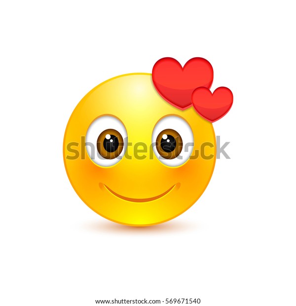 Enamored Smile Love Stock Vector (Royalty Free) 569671540