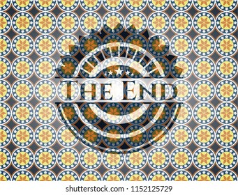 End Arabesque Style Badge Arabic Decoration Stock Vector (Royalty Free ...