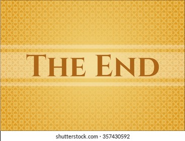End Banner Poster Stock Vector (Royalty Free) 357430592 | Shutterstock