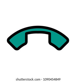 End Call Symbol Stock Vector (Royalty Free) 1090454849 | Shutterstock