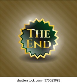 End Golden Emblem Stock Vector (Royalty Free) 375023992 | Shutterstock