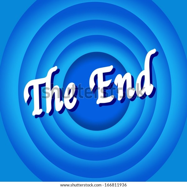 End Movie Ending Screen Stock Vector (Royalty Free) 166811936 ...