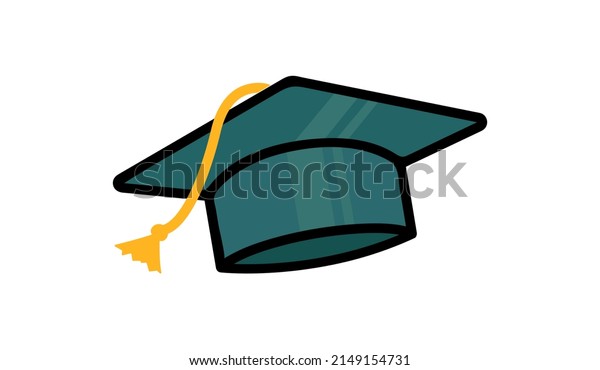 End School Symbol Graduation Day Graduation Stock Vector (Royalty Free ...