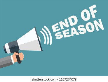 End Season Vector Stock Vector (Royalty Free) 1187274079 | Shutterstock