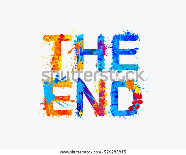End Splash Paint Stock Vector (Royalty Free) 526283815 | Shutterstock