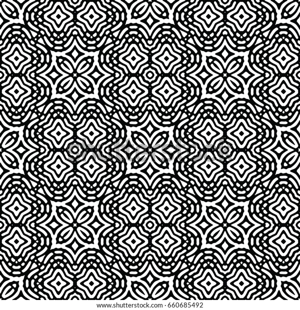 Endless Black White Engraving Pattern Texture 스톡 벡터(로열티 프리) 660685492 ...