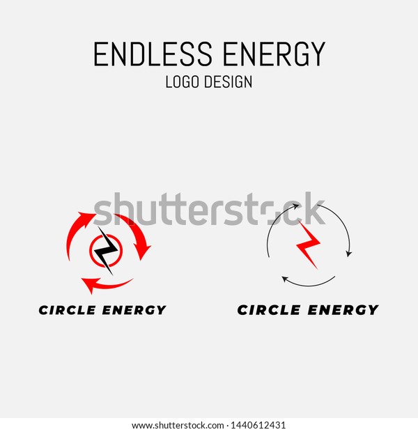 Endless Circle Energy Logo Design Vector Stock Vector (Royalty Free ...