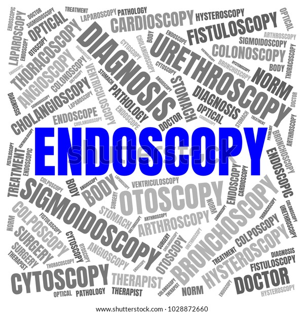 Endoscopy Word Cloud Vector Diagnosis Collage Stock Vector (Royalty Free) 1028872660 | Shutterstock