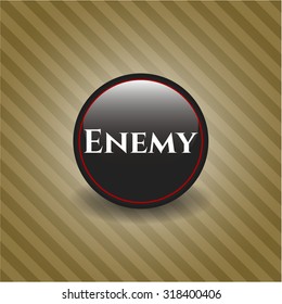Enemy Black Badge Stock Vector (Royalty Free) 318400406 | Shutterstock