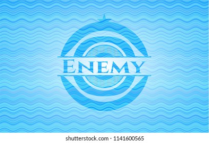 Enemy Water Concept Emblem Stock Vector (Royalty Free) 1141600565 ...