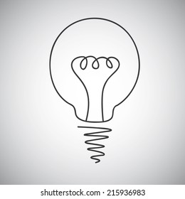 Energy Design Over Gray Background Vector Stock Vector (Royalty Free ...