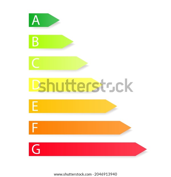 Energy Efficiency Chart Concept Design Stock Vector (Royalty Free ...