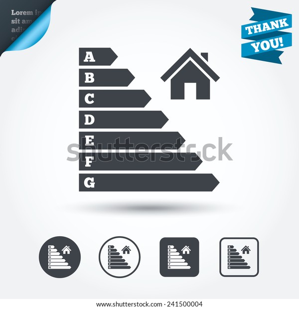 Energy Efficiency Icon Electricity Consumption Symbol: เวกเตอร์สต็อก ...