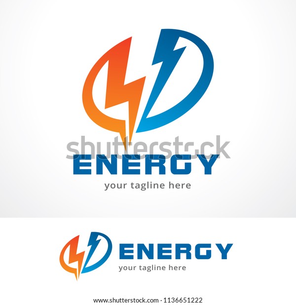 Energy Logo Template Design Symbol Icon Stock Vector (Royalty Free ...
