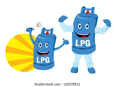 Energy Man Mascot Vector Illustration Isolated Stock Vector (Royalty ...